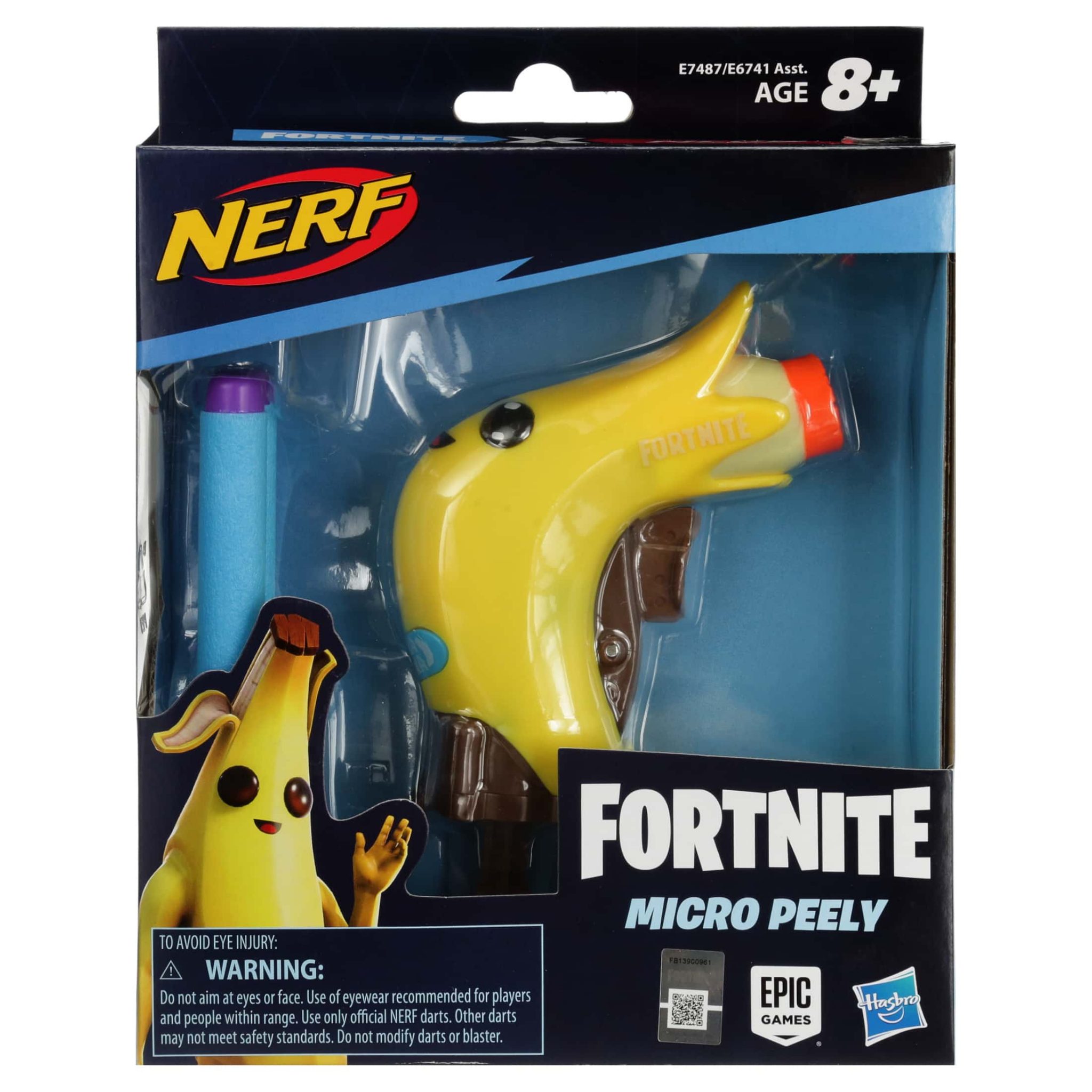 Бластер Nerf MicroShots Fortnite Micro Peely (E7487)
