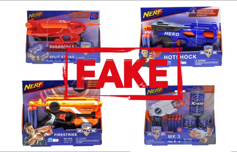 Увага - Fake! Підробні бластери Nerf - NERF